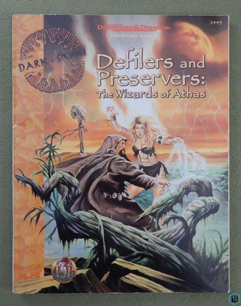 Defilers & Preservers: Wizards of Athas (Advanced Dungeons Dragons Dark ...
