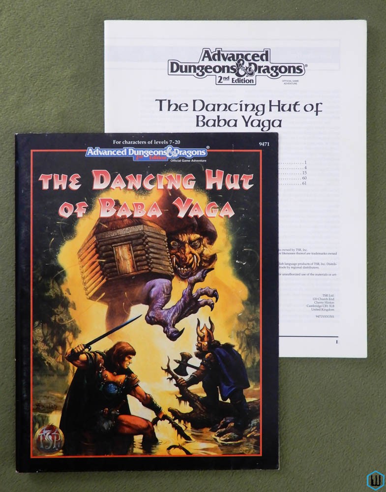 Dancing Hut of Baba Yaga (Advanced Dungeons Dragons) Original 1995 edition