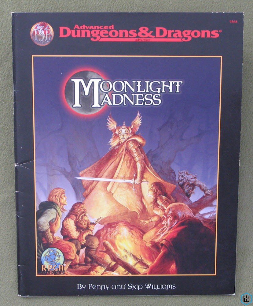 Moonlight Madness (Advanced Dungeons Dragons RPGA) Original 1998 Edition