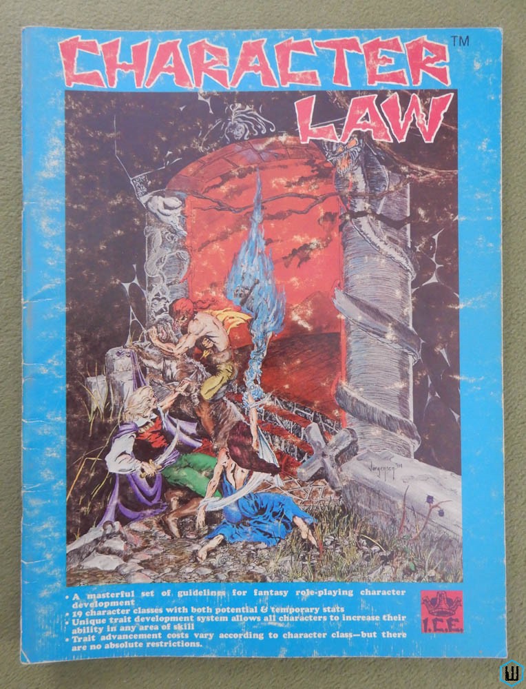Character Law, 1st Edition - PLAY COPY (Rolemaster RPG)