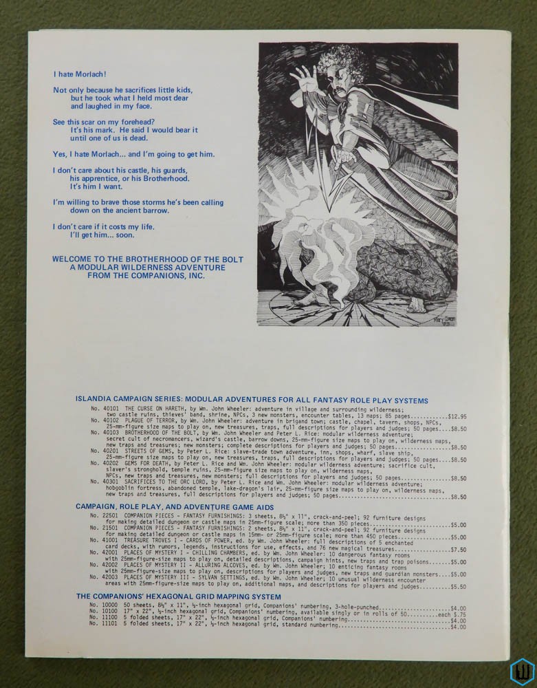 Brotherhood of the Bolt: Fantasy RPG Adventures (Islandian Campaign)