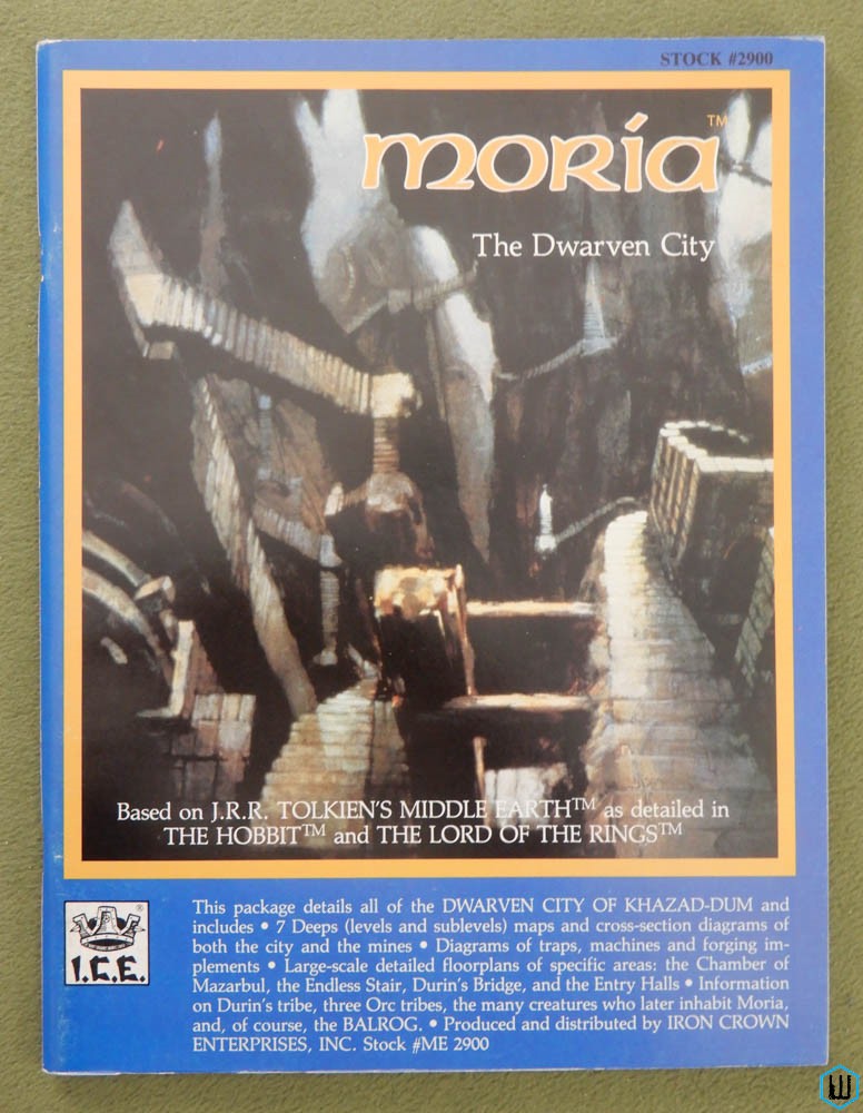 Moria: The Dwarven City (Middle Earth Role Playing MERP)