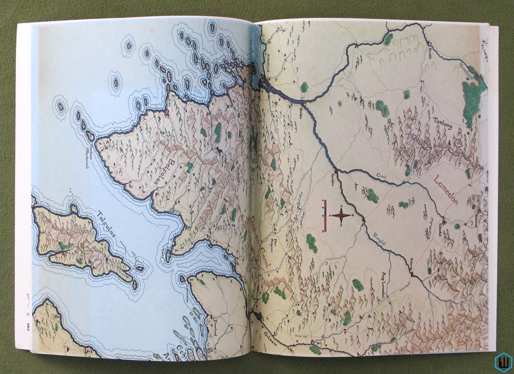 Havens of Gondor NICE (Middle Earth Role Playing MERP RPG) w Map