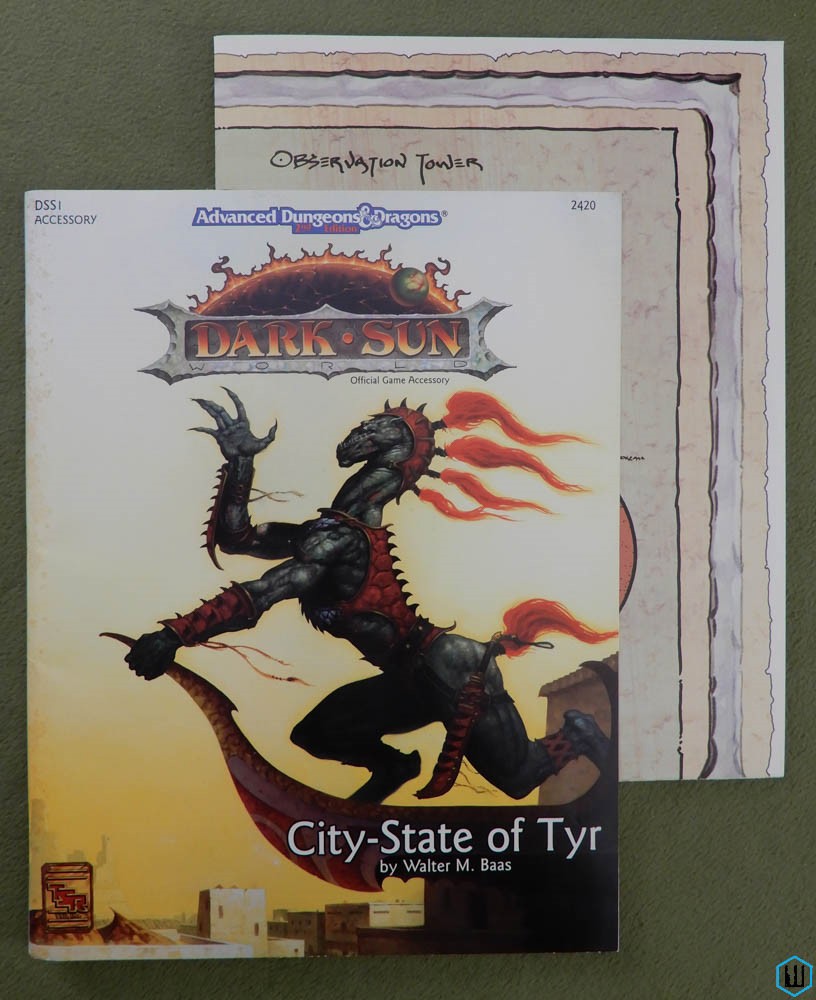 City-State of Tyr (Advanced Dungeons Dragons Dark Sun DSS1) City State ...
