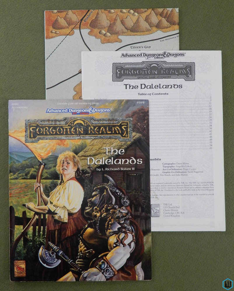 The Dalelands (Advanced Dungeons Dragons Forgotten Realms FRS1) w ...