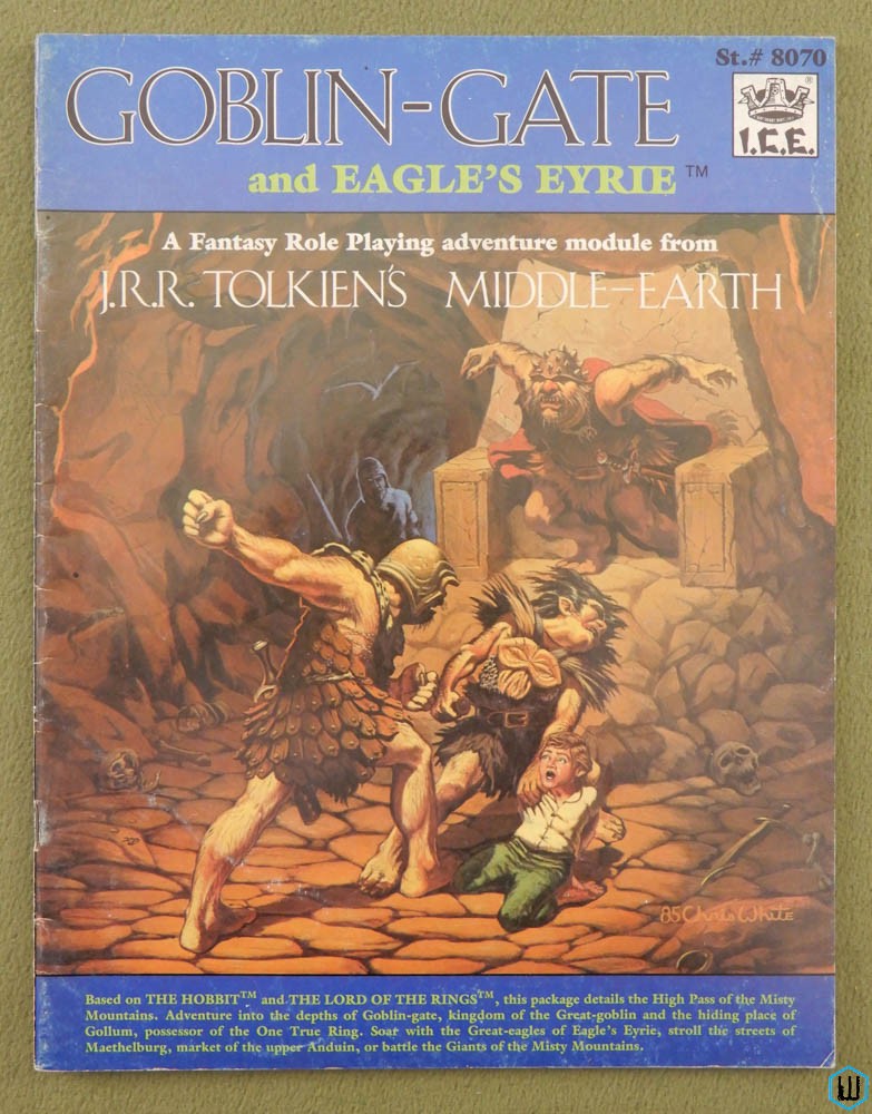 Havens of Gondor NICE (Middle Earth Role Playing MERP RPG) w Map