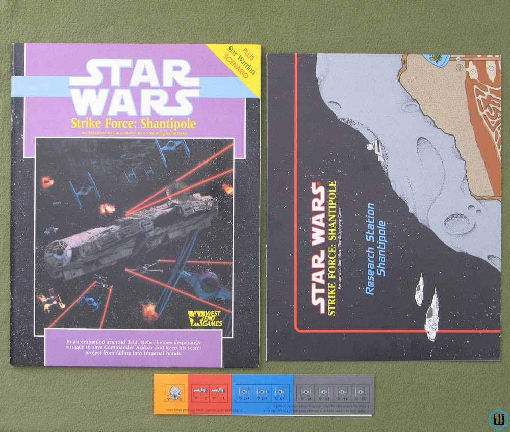Strike Force: Shantipole (Star Wars RPG) Poster Map + Counter Strip
