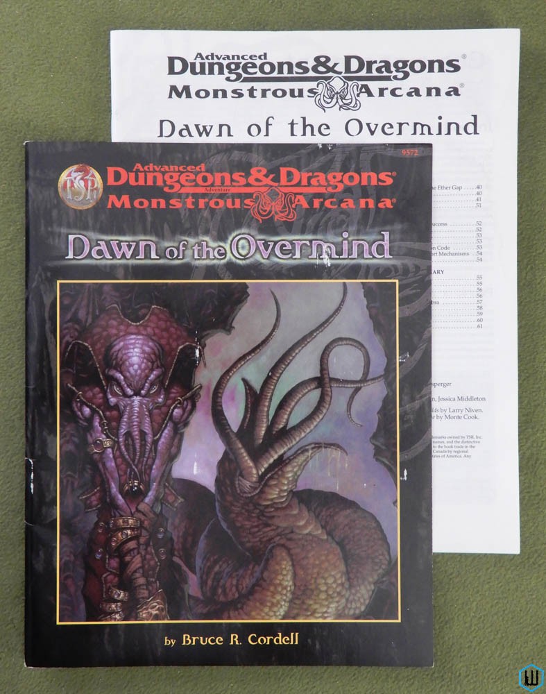 Dawn of the Overmind (Dungeons Dragons Monstrous Arcana) Original edition