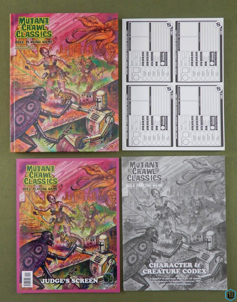 Mutant Crawl Classics RPG Hardcover + Judge's GM Screen