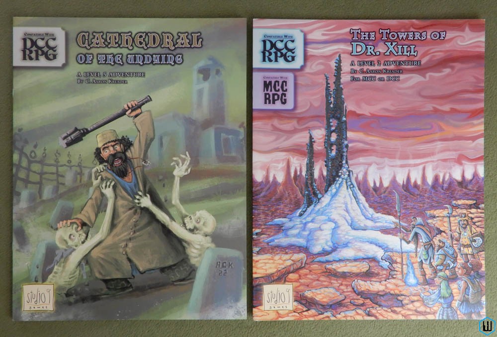 Frozen in Time & Bride of the Black Manse (Dungeon Crawl Classics DCC RPG)