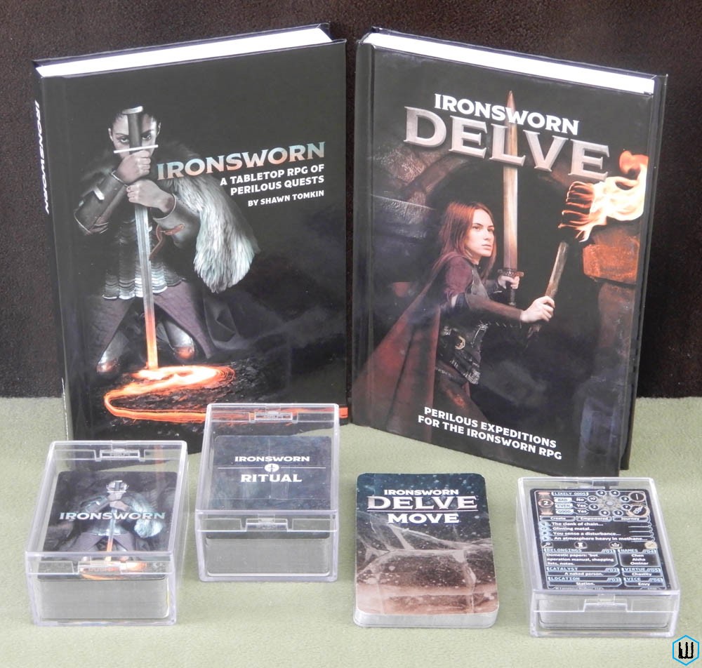 Ironsworn Delve Roleplaying Game RPG Lot Books Cards