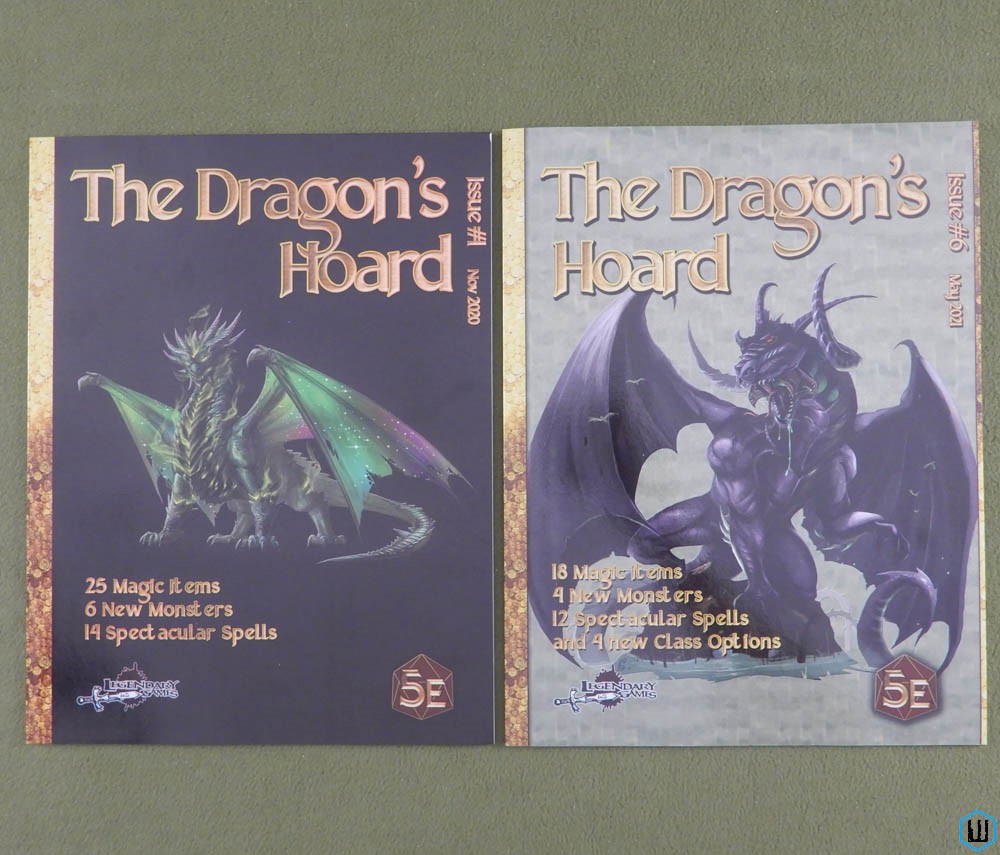 The Dragon's Hoard, Issue 1 & 6 (Dungeons Dragons 5e)