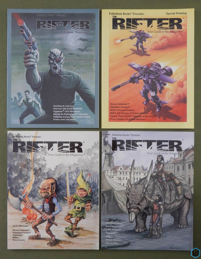 Rifter 20 21 22 23 Lot (Rifts Megaverse Guide Sourcebook)