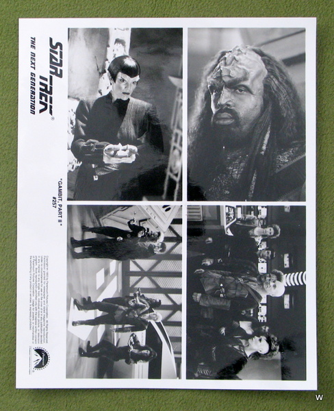 Star Trek The Next Generation Gambit Part II #257 Original Press Photo