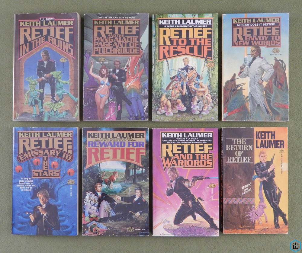 KEITH LAUMER: RETIEF Lot of 8 Books (Baen Science Fiction)